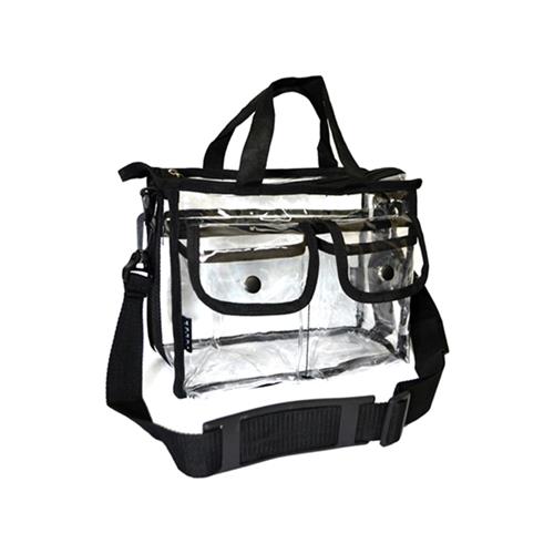MST 245 - Clear Set Bag Small, Black - Nigel Beauty MST 245 - Clear Set Bag Small, Black - Nigel Beauty