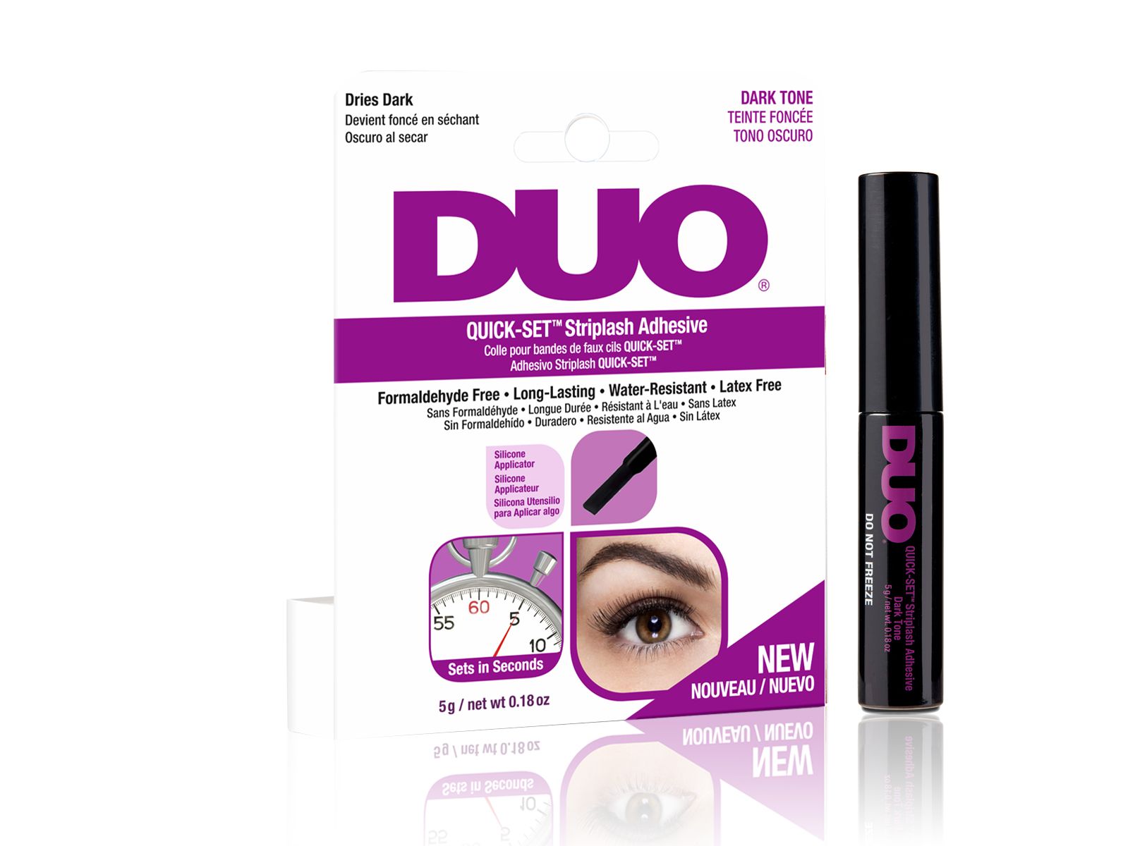 Duo Quick Set Striplash Adhesive Dark